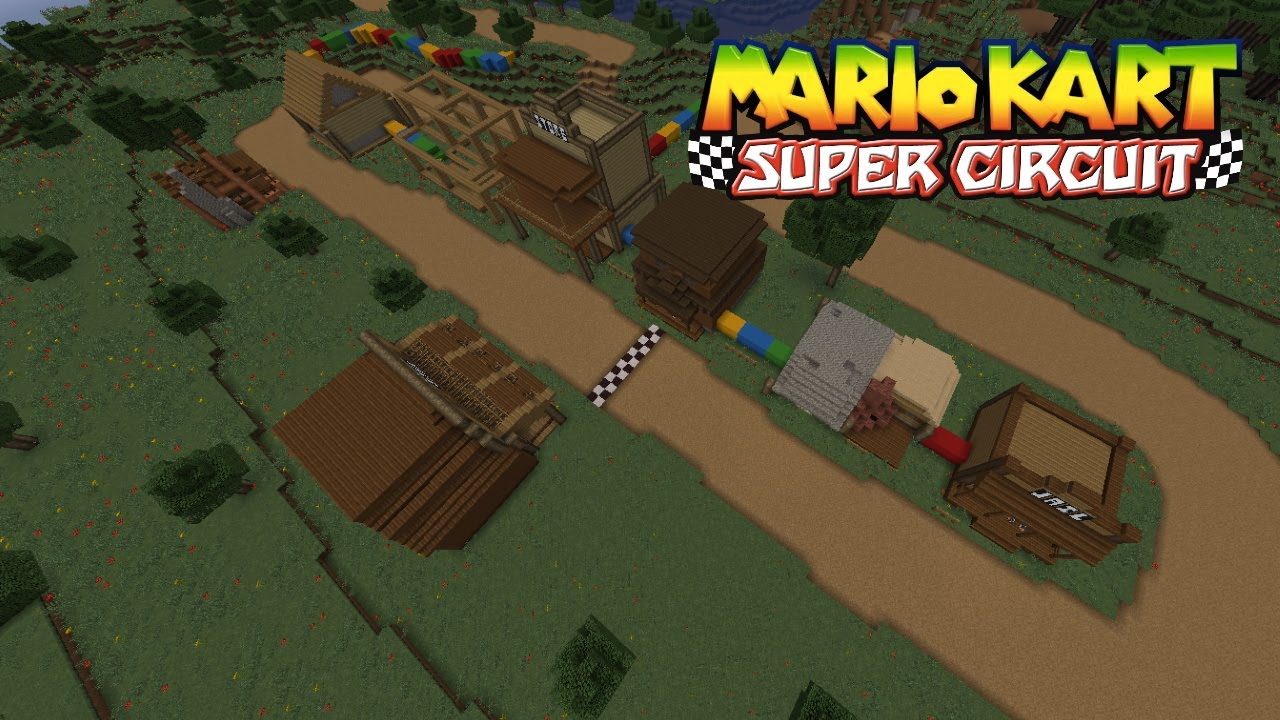 Minecraft: Mario Kart: Super Circuit Sunset Wilds - YouTube
