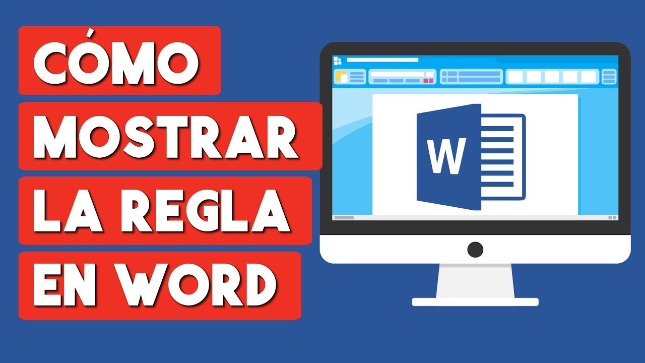 Como Hacer Aparecer la Regla en Word 2019/2016 - YouTube