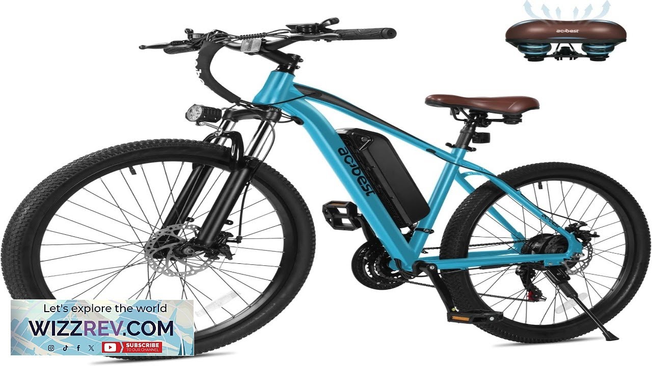 Apex Electric Bike for Adults 27.5" Electric Mountain Bike with 21 ...