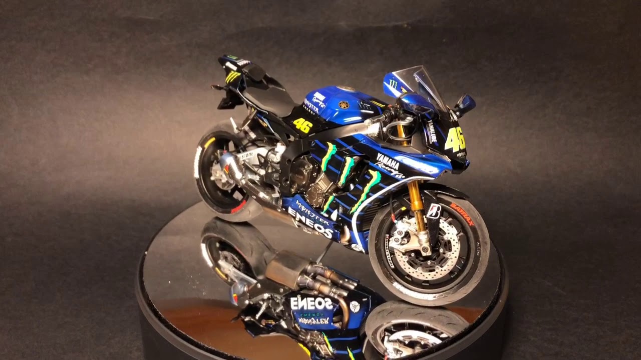 Build Of 1/12 Tamiya Yamaha YZF R1M. The finished model. - YouTube