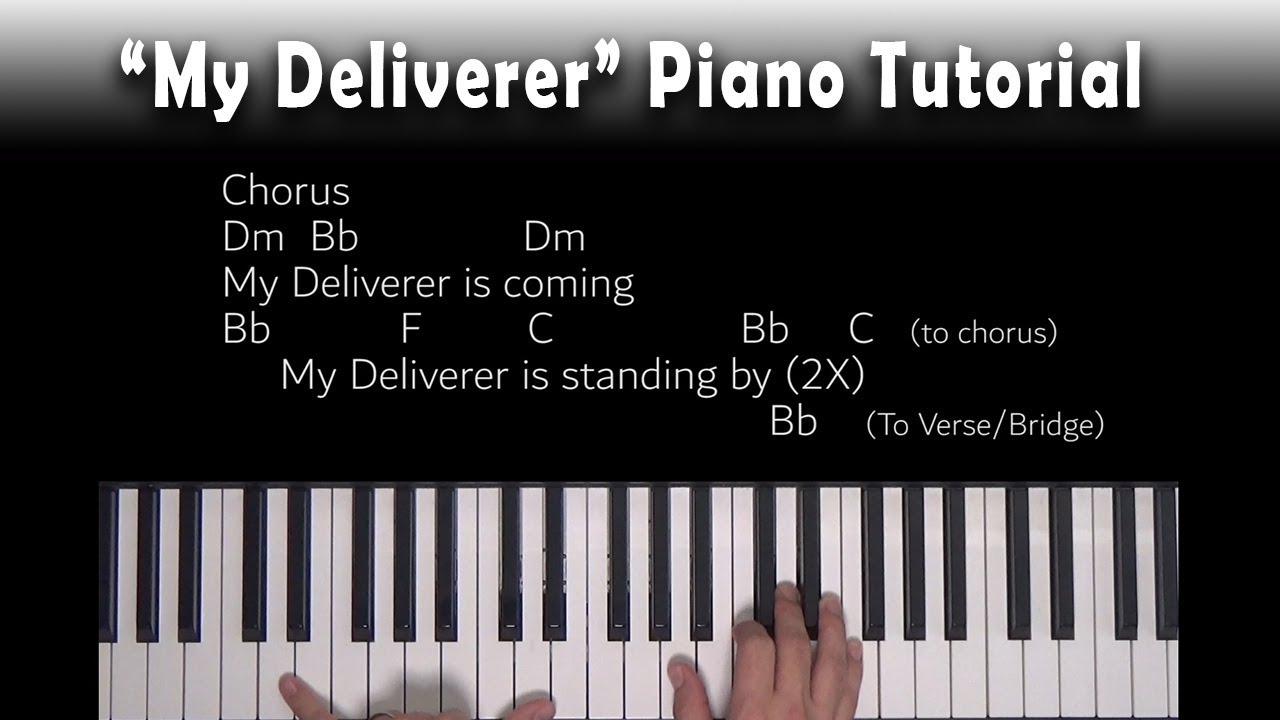 My Deliverer (Rich Mullins) Piano Tutorial [F (Dm)] - YouTube