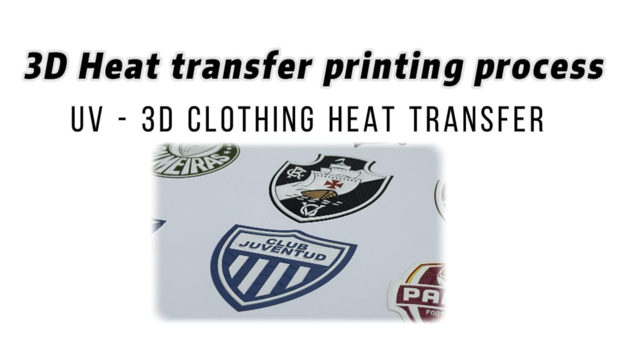 3D Clothing heat transfer-02-Printing process - YouTube