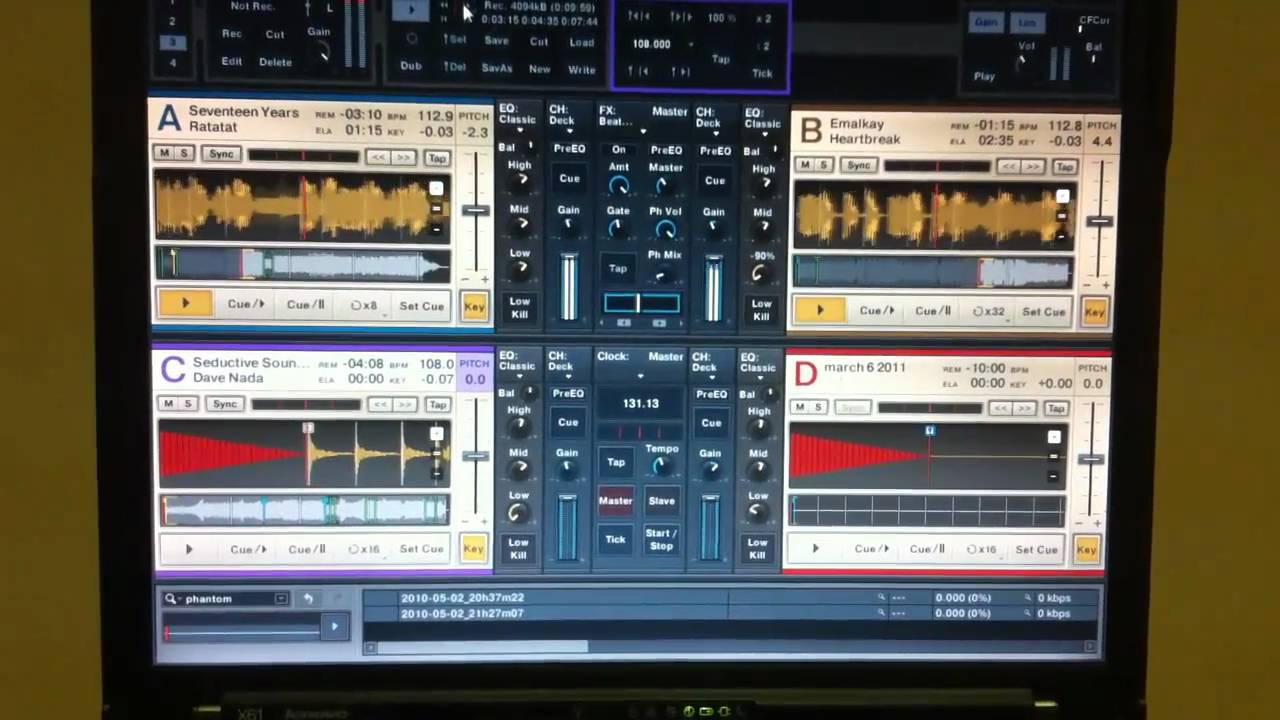 Traktor 3 3-Deck Mixing Demo - YouTube