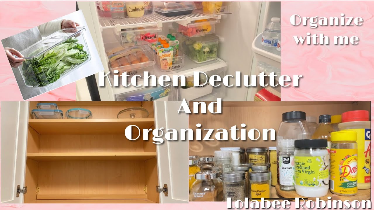 Kitchen Declutter| How to Organize your small refrigerator| Amazon ...