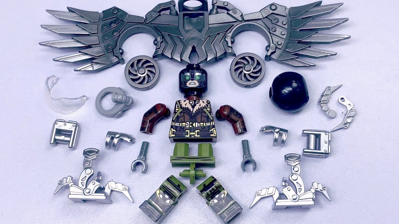 LEGO Spider-Man Homecoming Vulture's Wings | Vulture's Exo-Suit ...