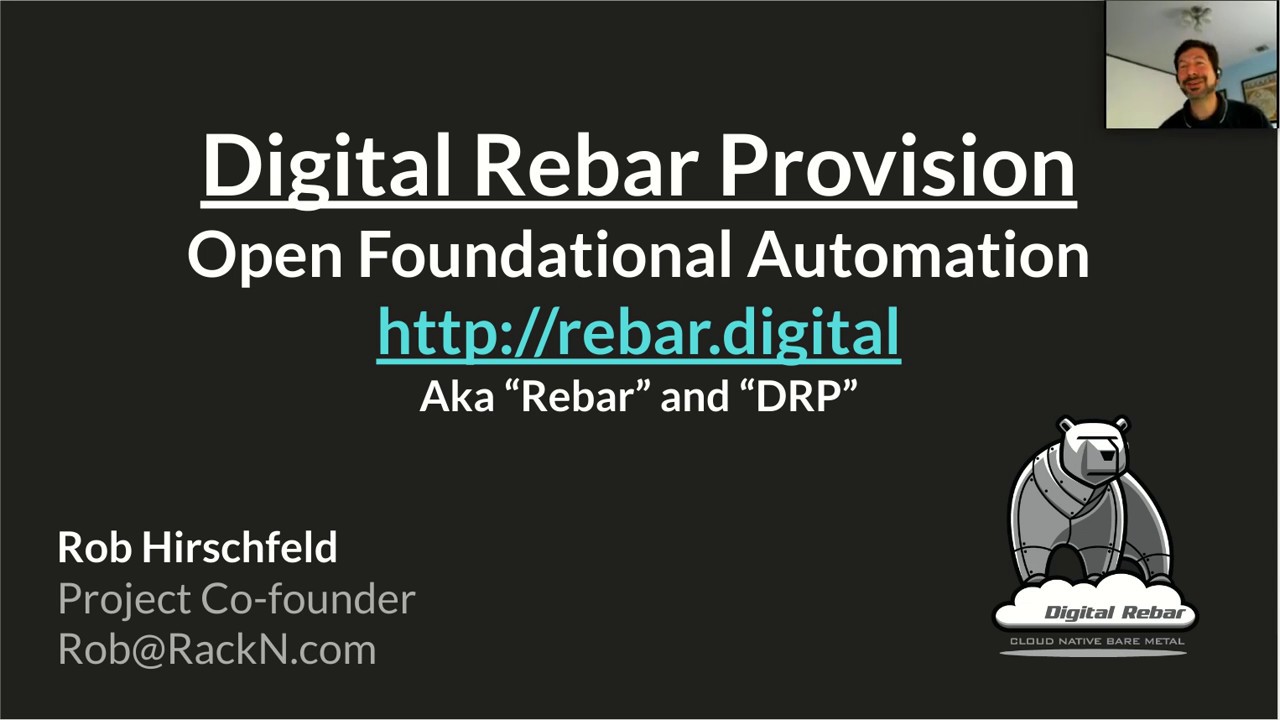 Digital Rebar Project Overview for LF Edge TAC - YouTube