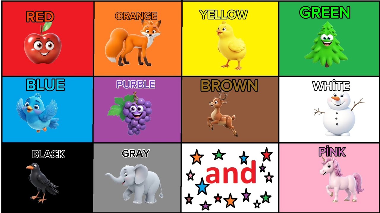 Colours - LEARN ENGLISH with Natural English - LEARN VOCABULARY / The ...