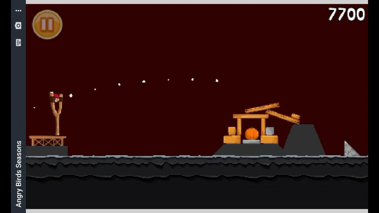 Angry Birds Mult (J2ME) Seasons: Trick or Treat 1-1 - YouTube