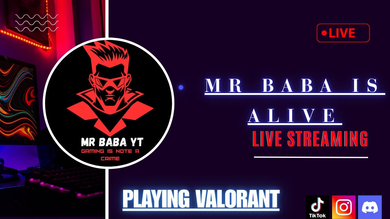 MR BABA IS LIVE | VALORANT - YouTube