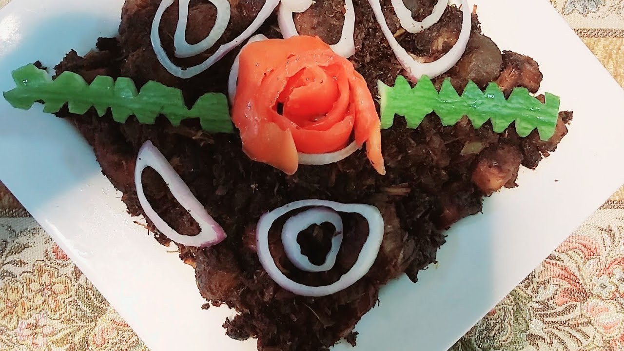 Authentic chittagonian traditional beef fry(গরুর মাংসের #কালা ভুনা ...