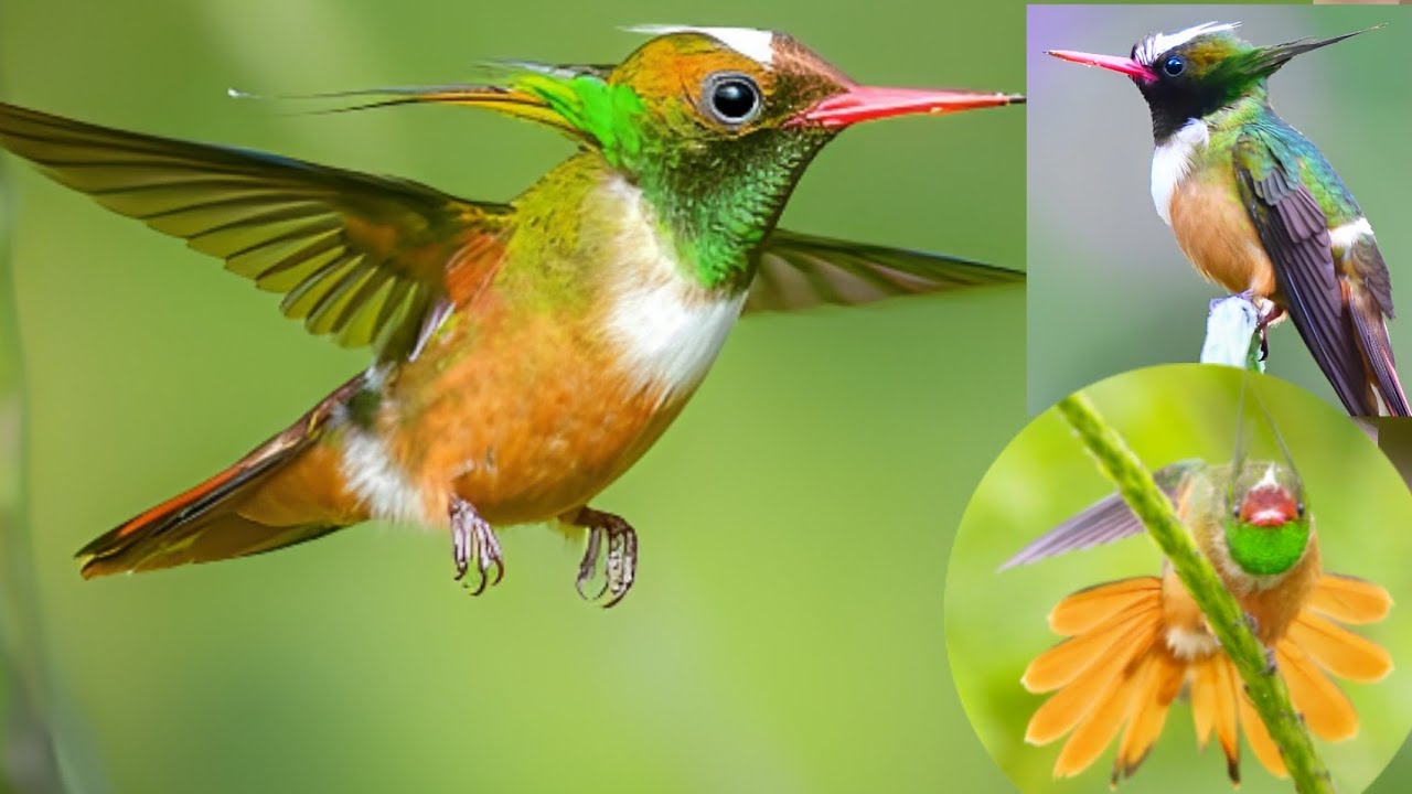 White-crested coquette is bird spending time in areas with many ...