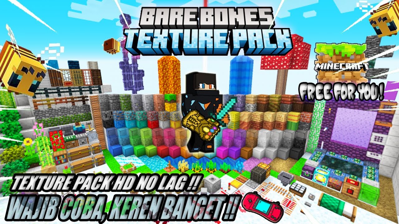 Texture Pack 2D Realistic For MCPE Ver 1.16+ No Lag Update 2021 | 100% ...
