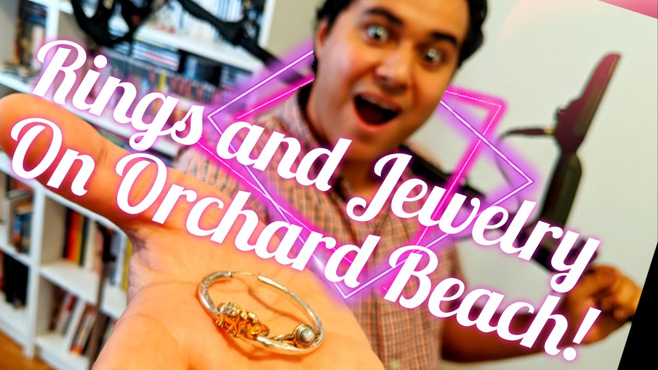 Rings and Jewelry FOUND while Metal Detecting Orchard Beach, NYC! - YouTube