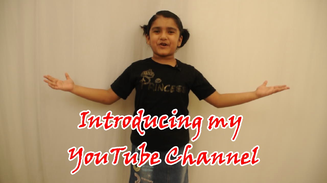 Introducing my YouTube channel - YouTube