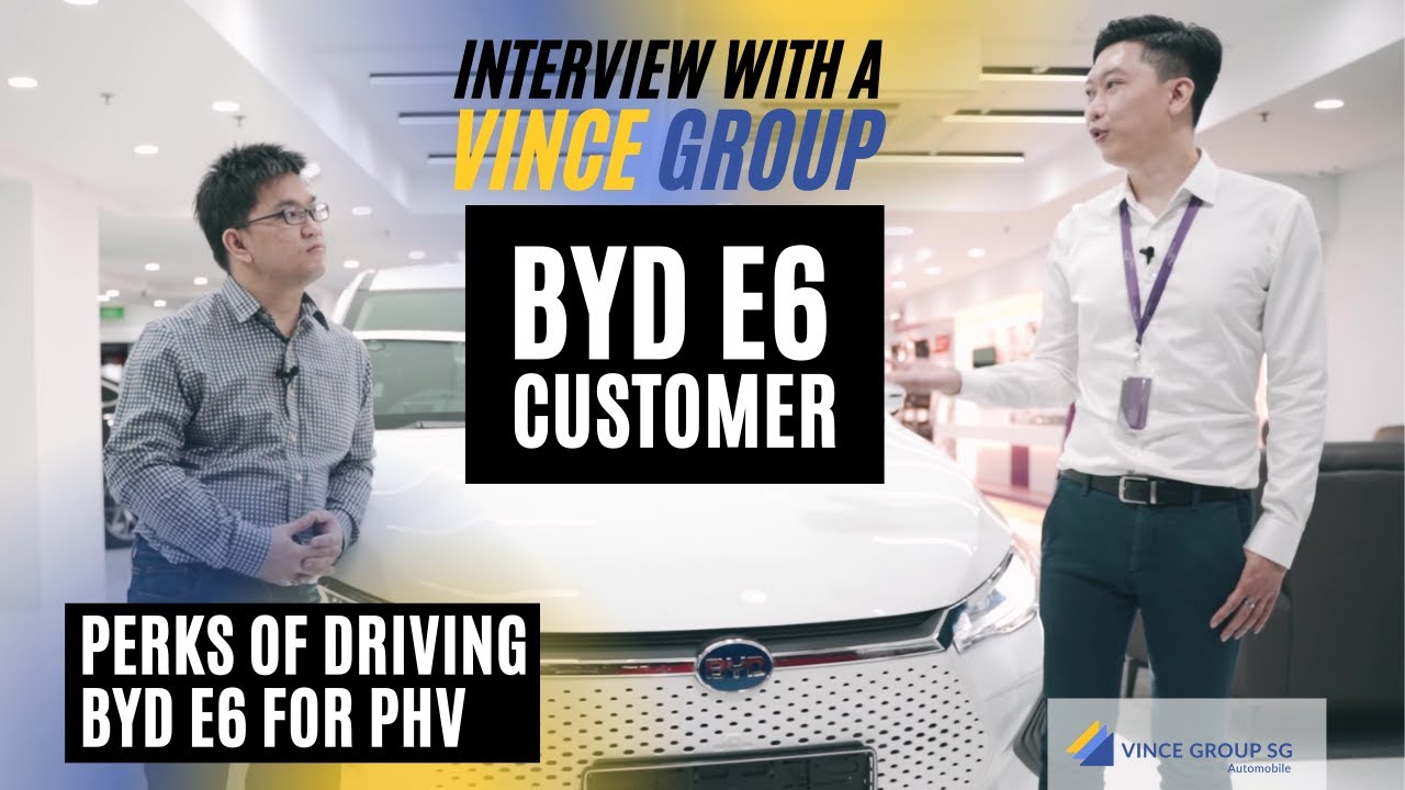 Interview With Vince Group SG First BYD E6 Customer - YouTube