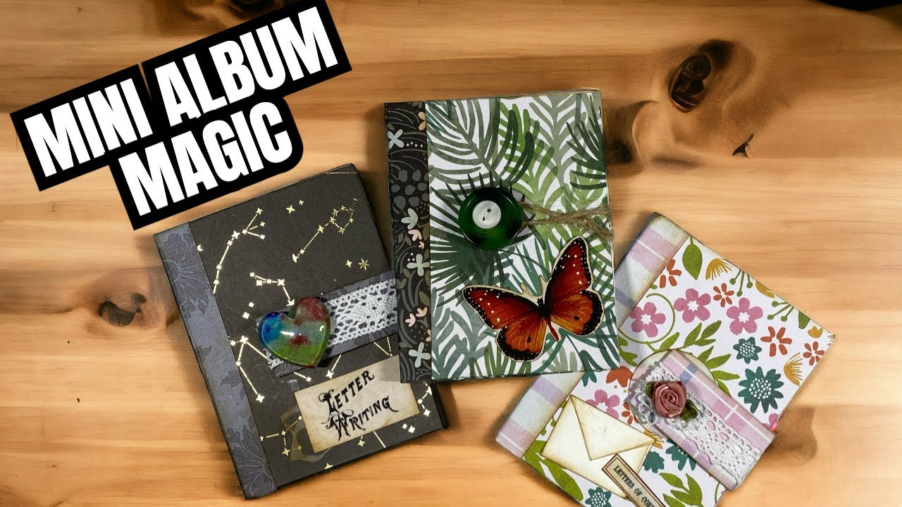 ATC Mini Album Tutorial: One Page Wonder - YouTube