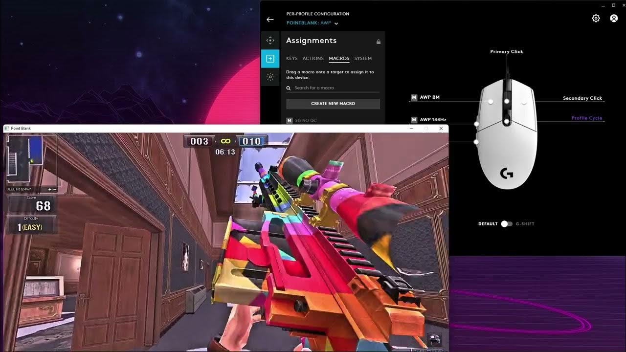 PREVIEW ALL MACRO PB LOGITECH + GAMEPLAY - YouTube