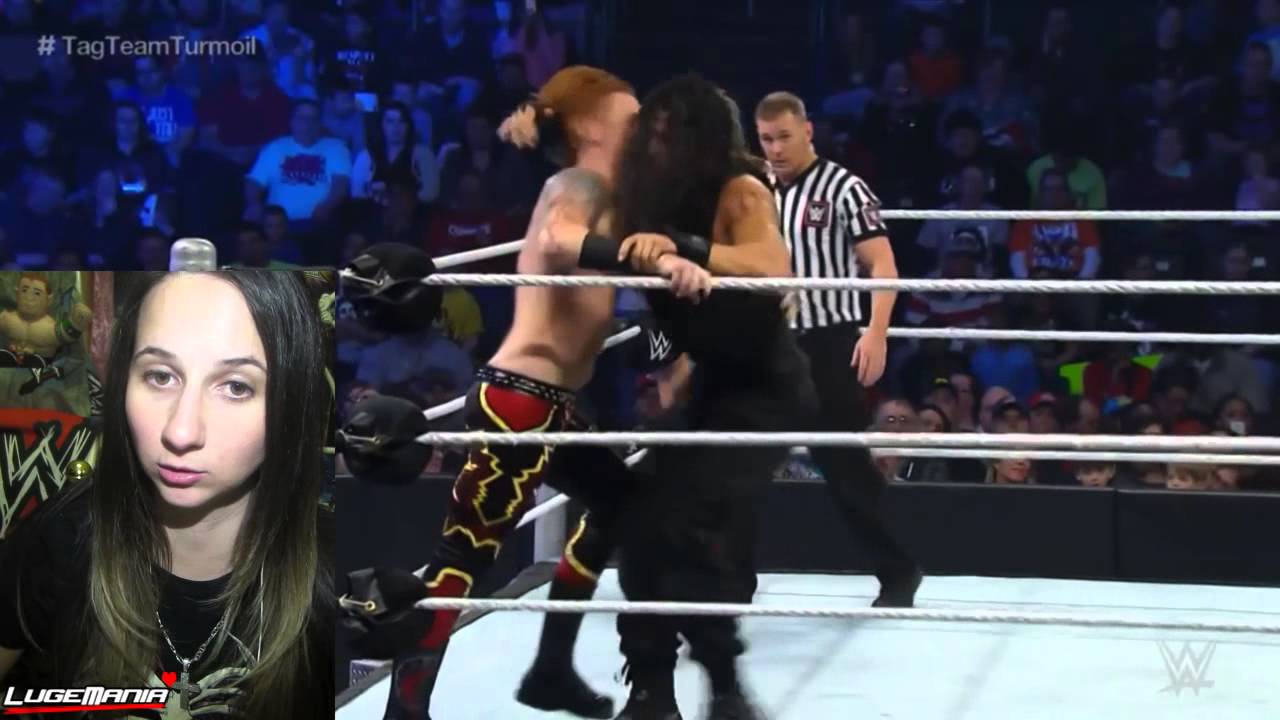 WWE Smackdown 2/12/15 Bryan Reigns vs Slater Gator - YouTube