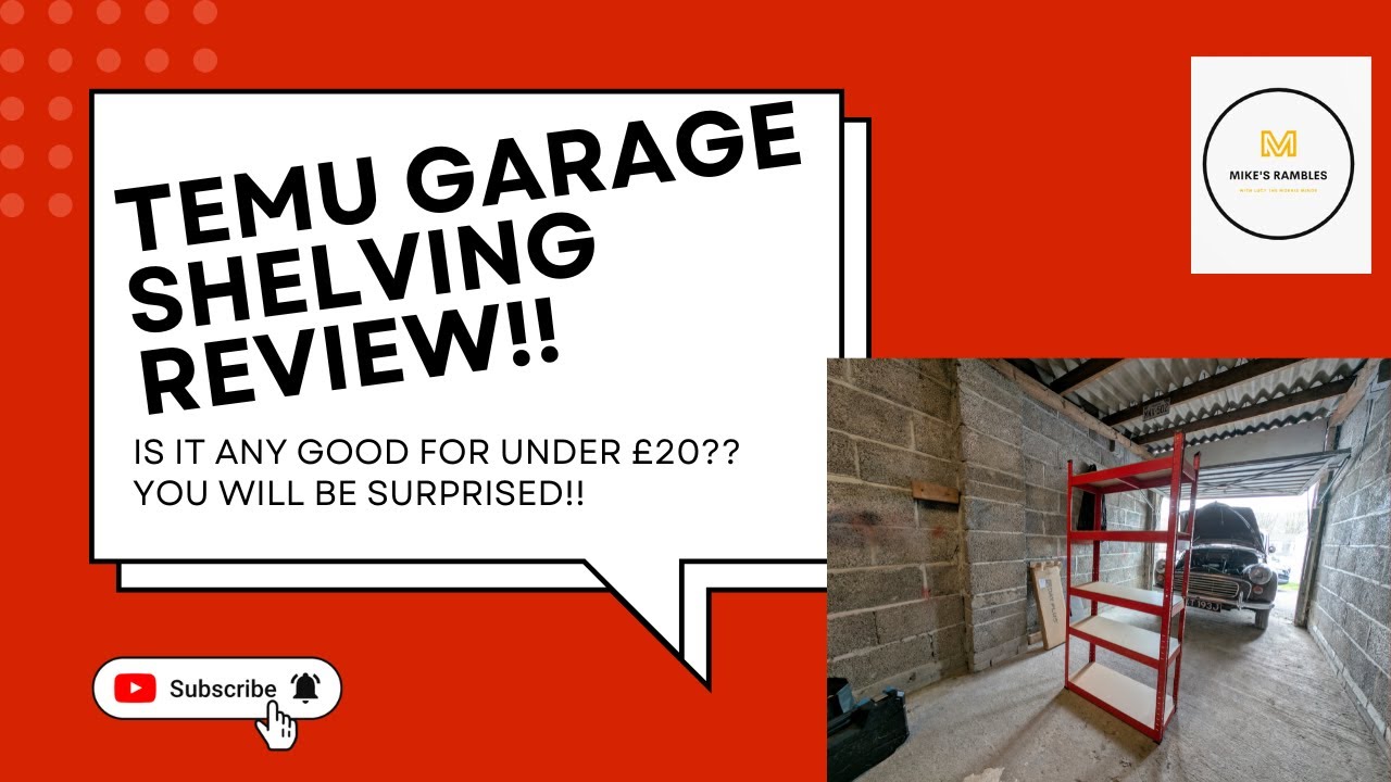 Want PERFECT Garage Storage? Watch This Temu Shelving Build - YouTube