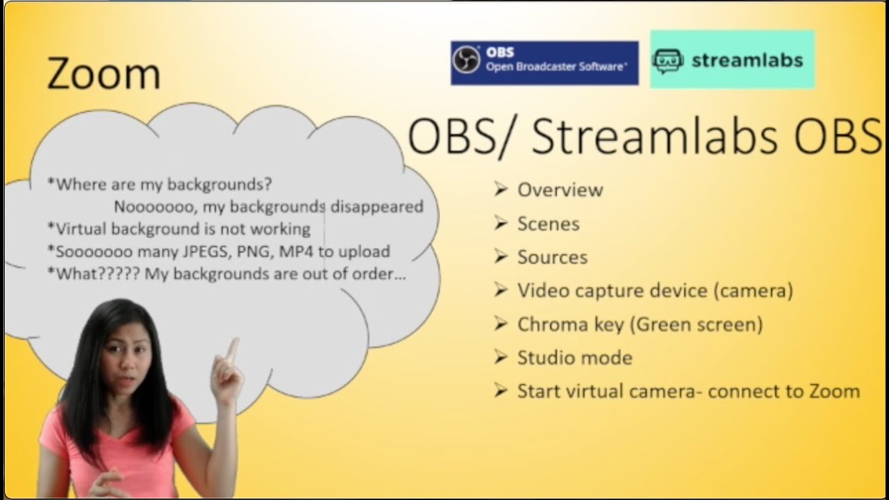 Tutorial: OBS for educators-use Scenes, Sources, Chroma key (green ...