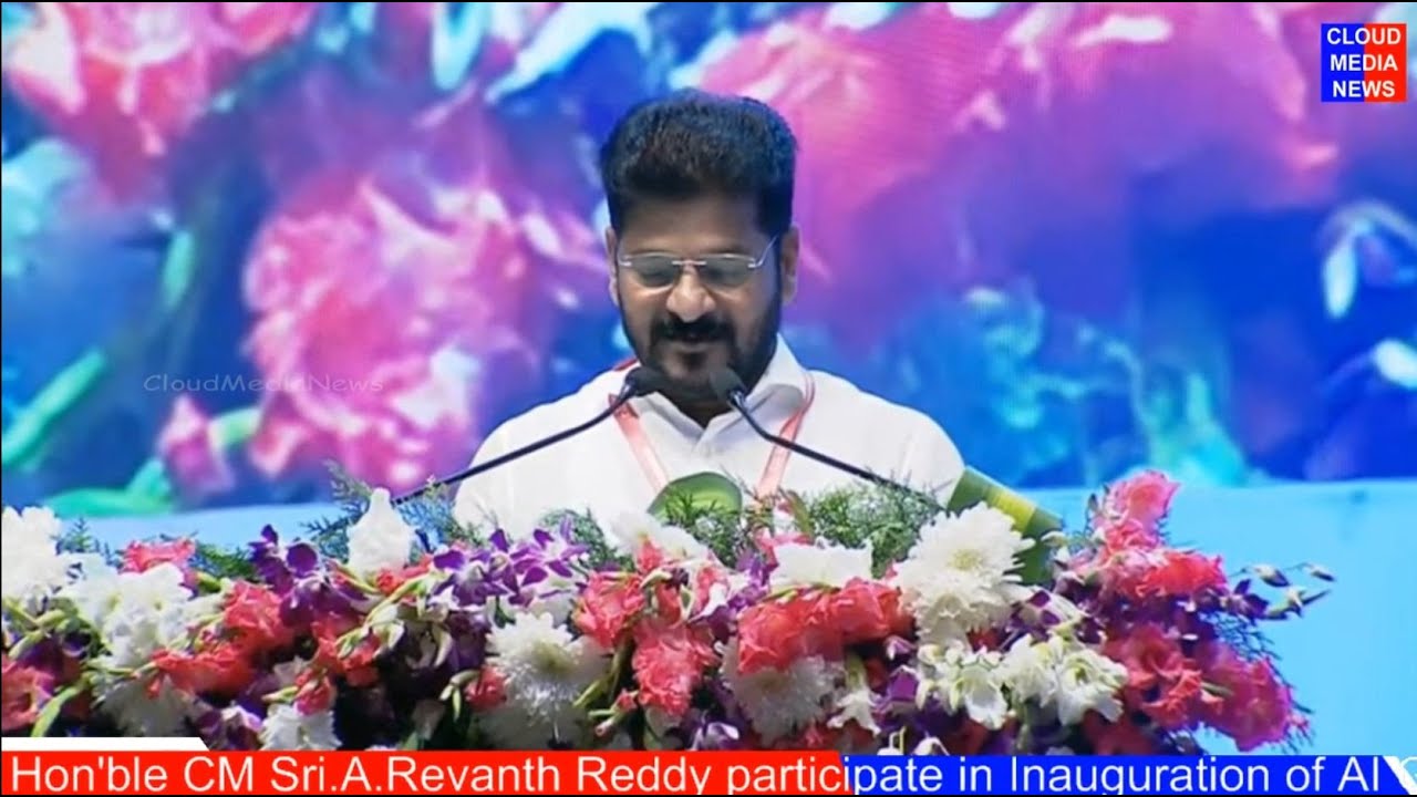 Hon'ble C M Shri A. Revanth Reddy Speech On Inauguration Of AI Global ...