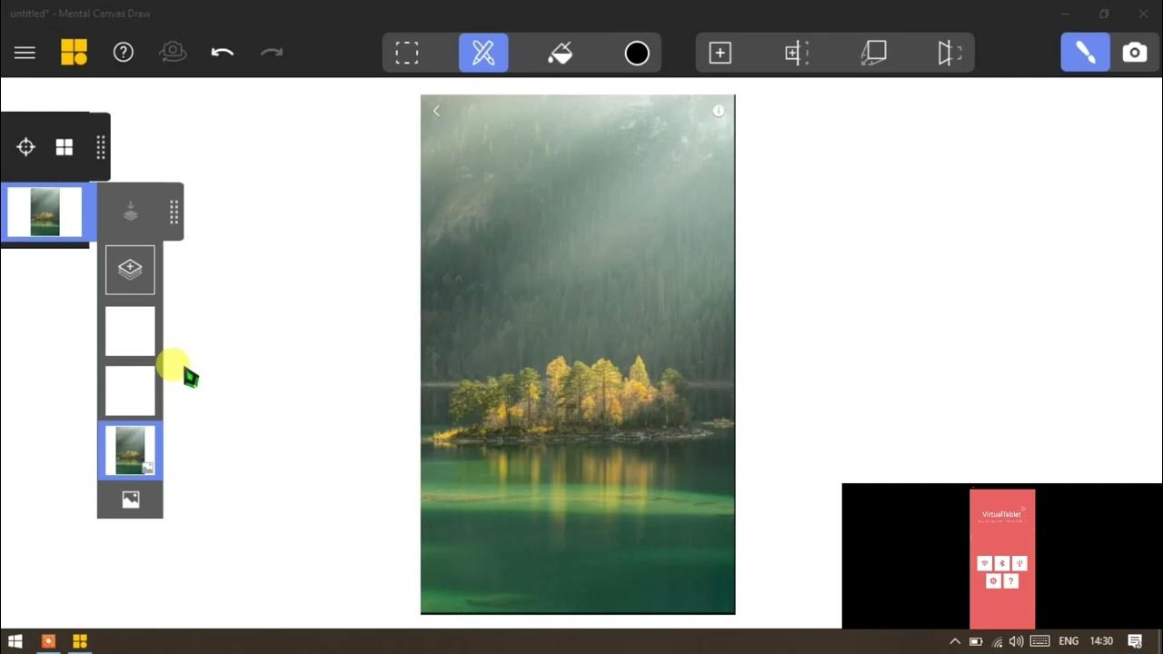 Cara Selection di Mental Canvas Draw for Windows - YouTube
