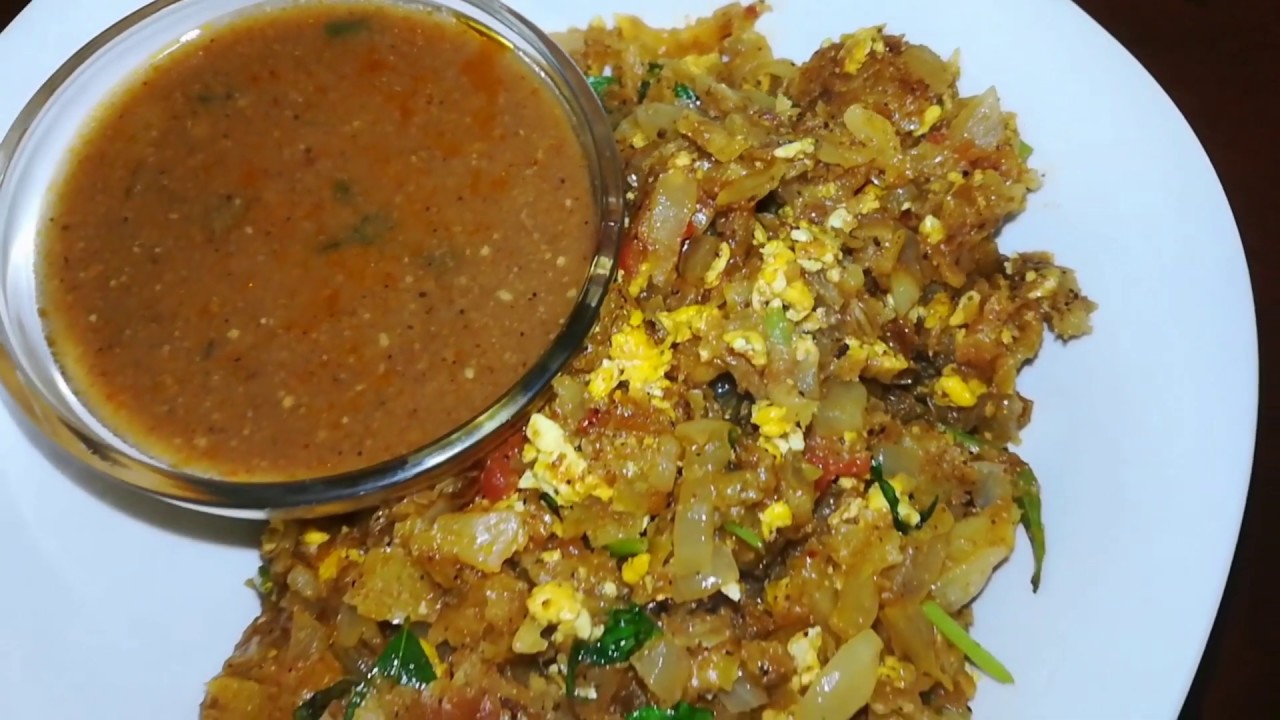 Egg Kothu Parotta Recipe | Muttai Kothu Parotta | Famous Street Food ...