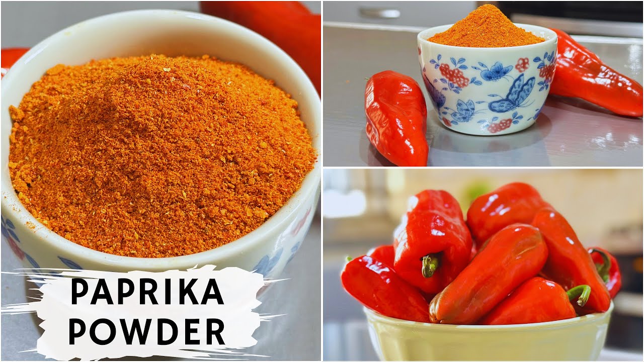 What is Paprika powder actually made of? How to make Paprika powder at ...