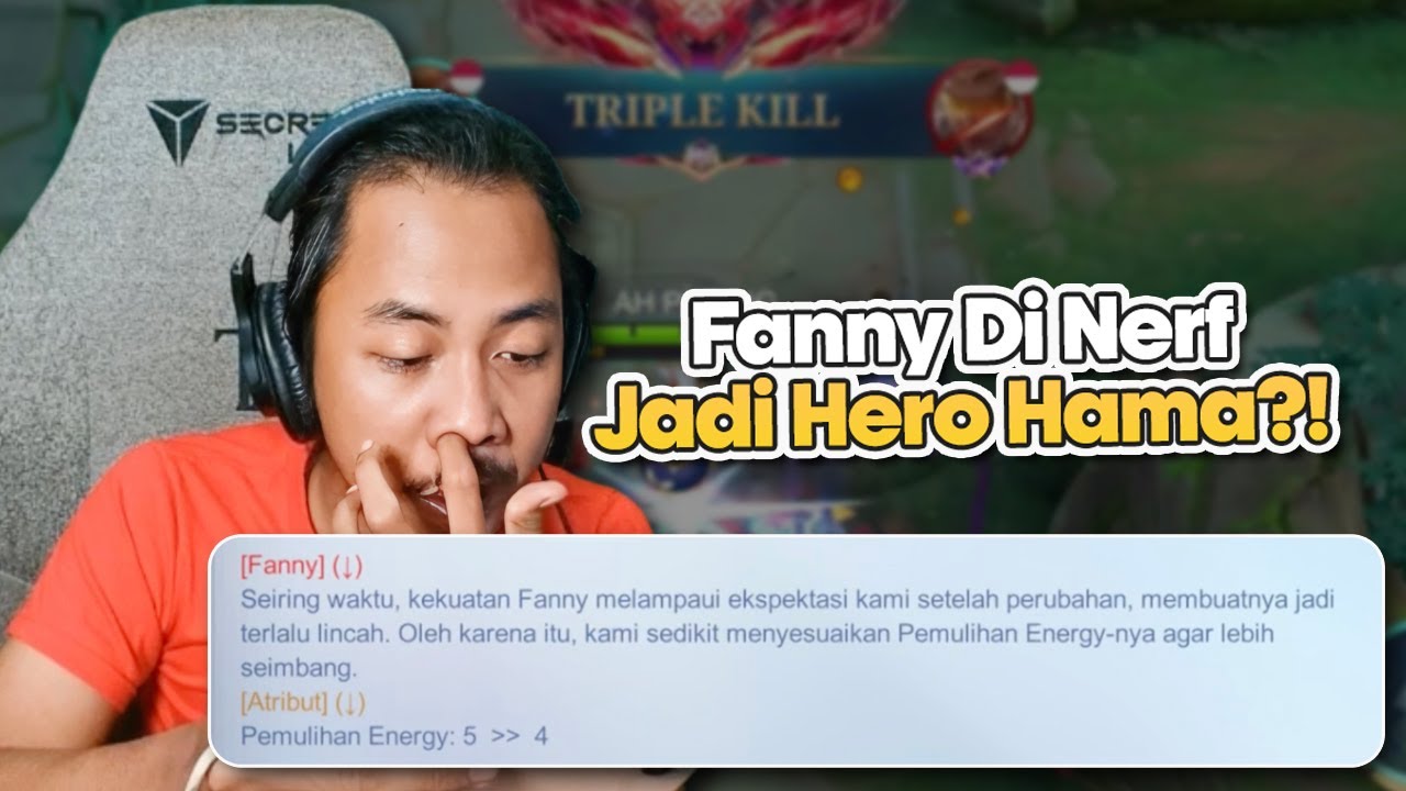 FANNY DI NERF ️Ternyata Fanny Menjadi Hero Hama Setelah Di Nerf, JANGAN DIPAKE ️- Mobile Legends ...
