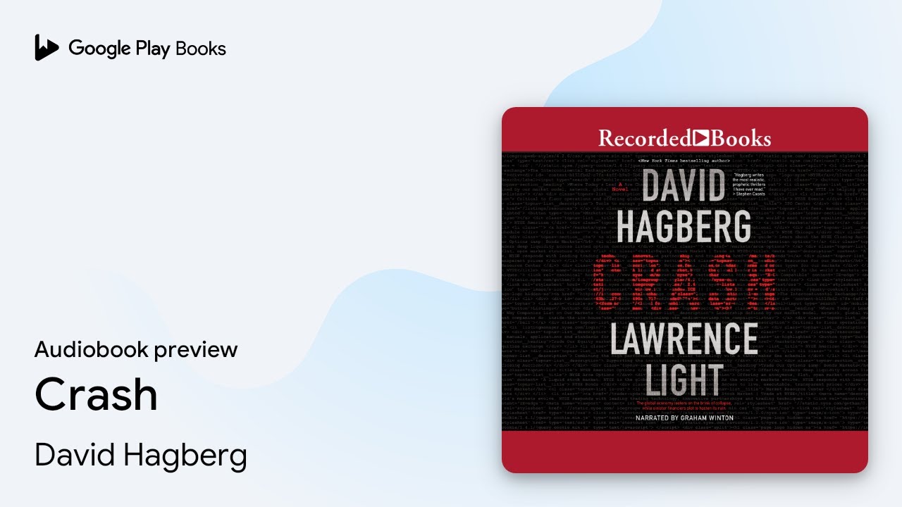 Crash by David Hagberg · Audiobook preview - YouTube