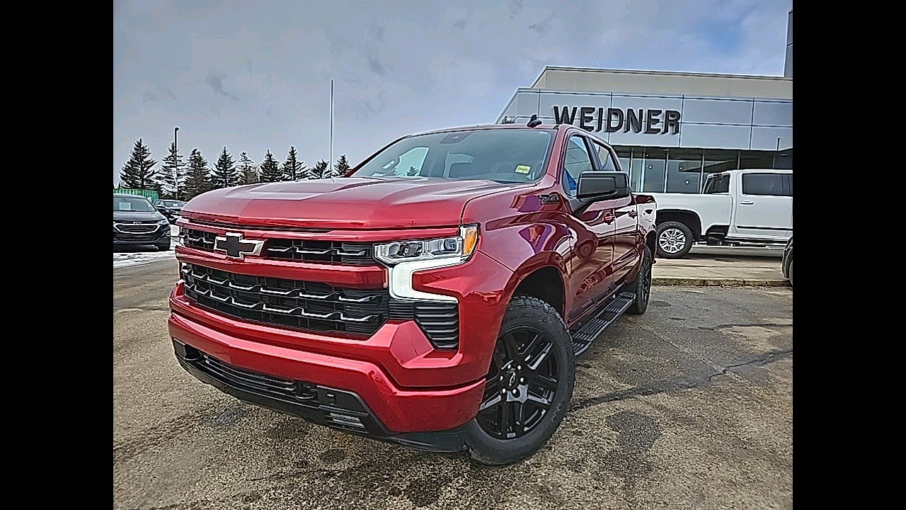 2023 Chevrolet Silverado Rst 1500 Truck Radiant Red Tintcoat 24n045a Youtube