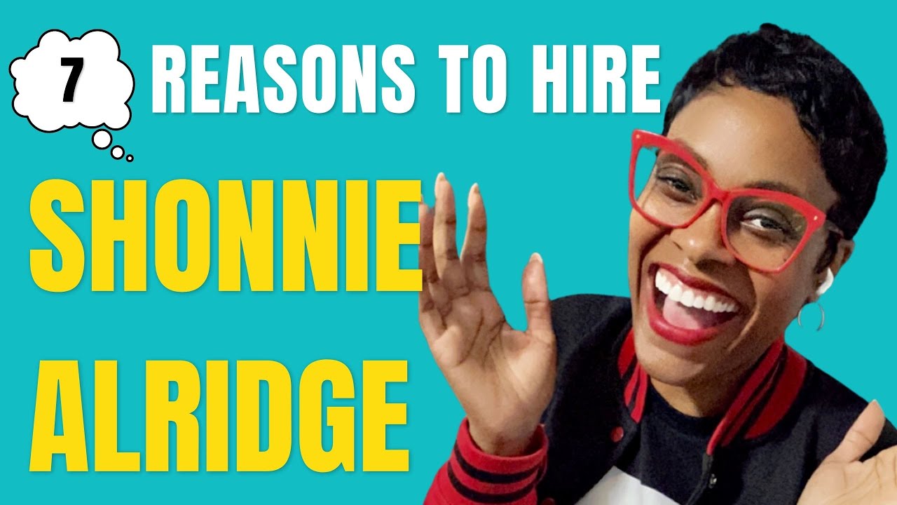 HIRE Shonnie Alridge - 7 compelling reasons you should! - YouTube