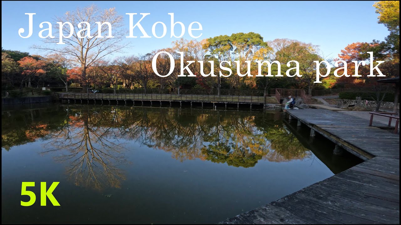 【5.3K】relax Forest Walk【Japan Hyogo Kobe・Okusuma park】trabel・trip in ...