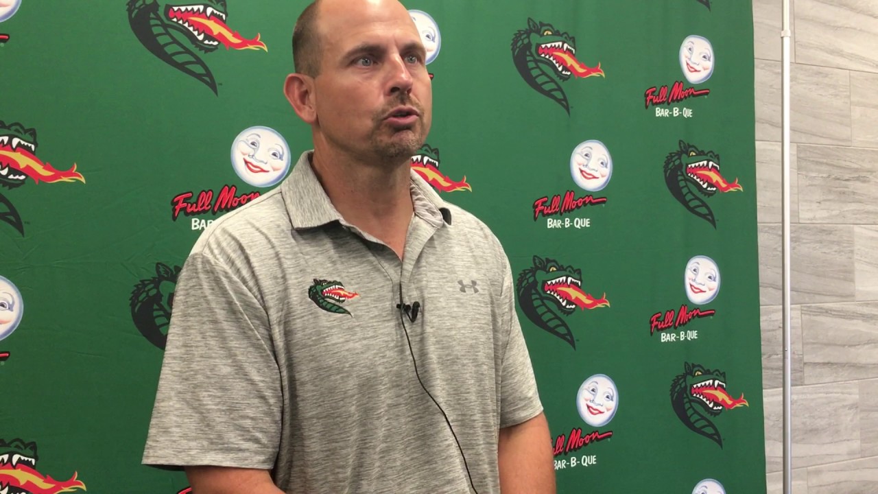 Head Coach Bill Clark - UAB Fall Camp 2017 - Day Five - YouTube