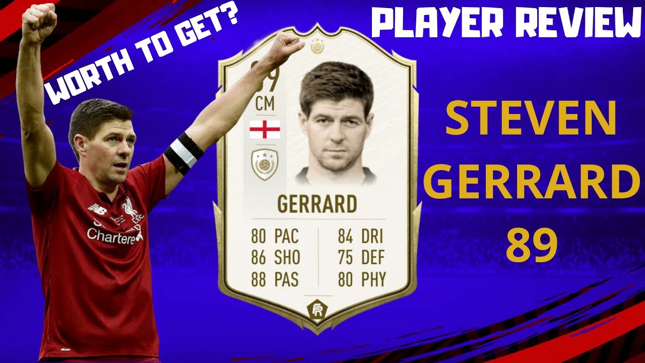 FIFA 20 ICON SWAPS | GERRARD REVIEW | 89 GERRARD PLAYER REVIEW | FIFA ...