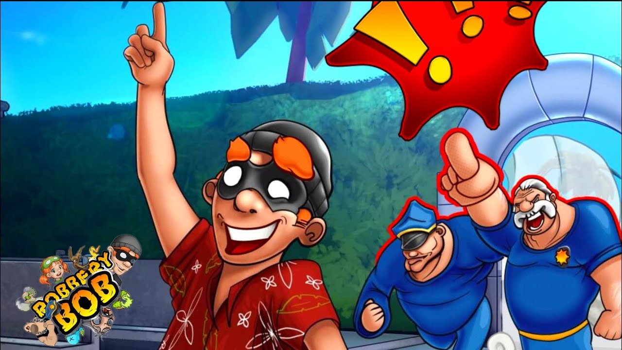 first time game play robbery bob 2 double trouble games - YouTube