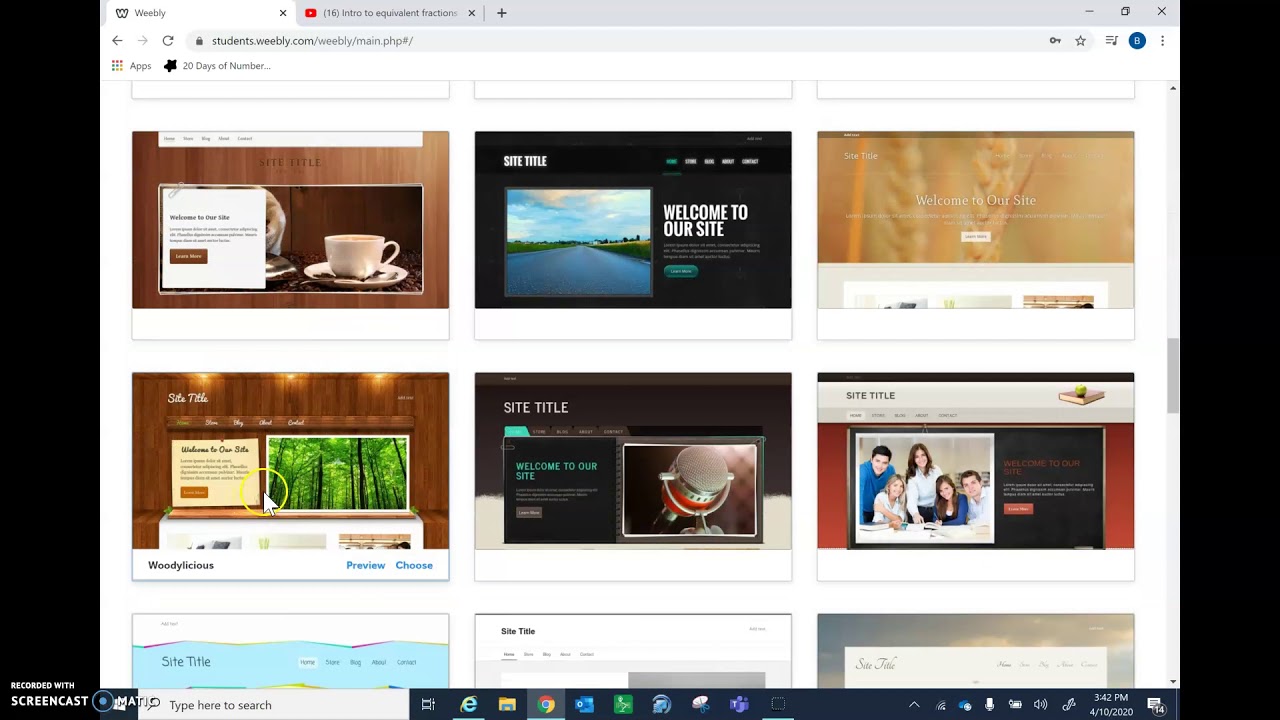 Weebly Student Account Tutorial #1 - YouTube
