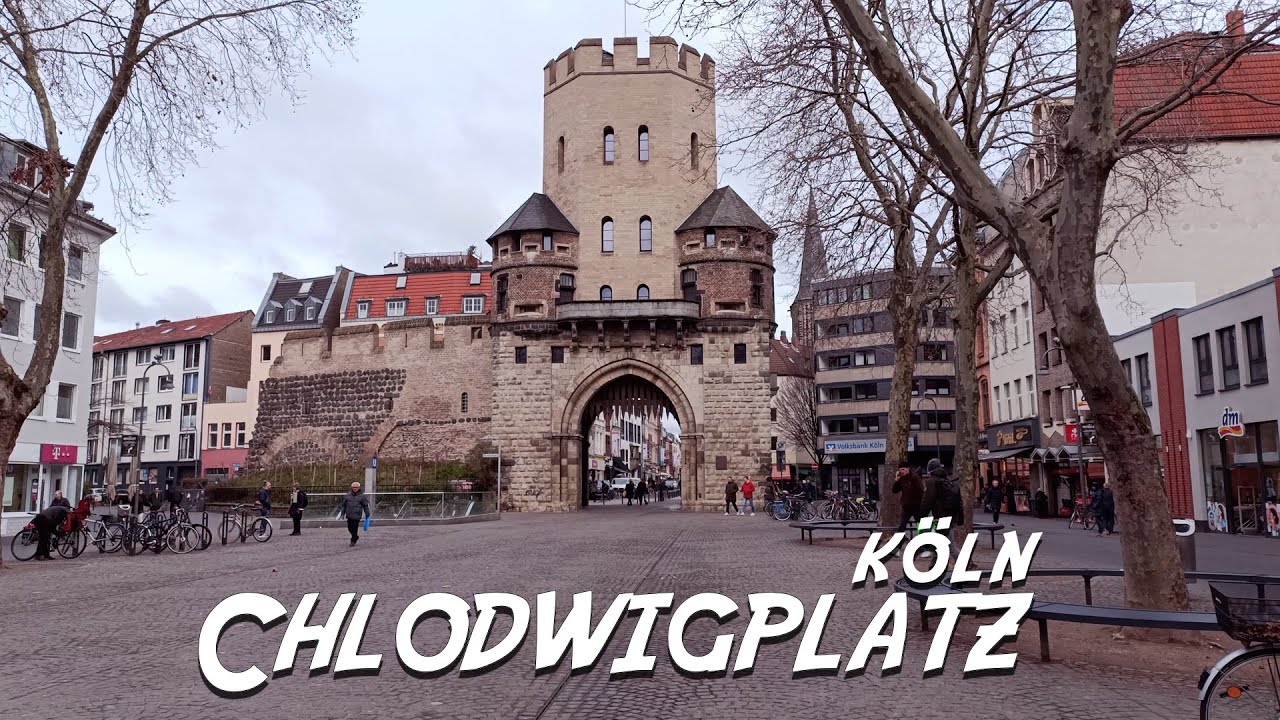 Chlodwigplatz an einem Wintertag, Köln, Deutschland - YouTube