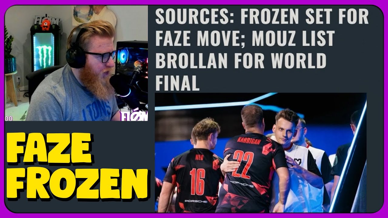 fl0m Reacts to FaZe set to sign frozen - YouTube