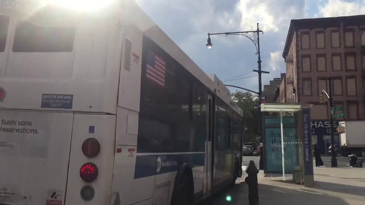 MTA NYCT 2005 Orion VII Gen-2 Hybrid Electric 6640 M106 Bus @ E 106 St ...