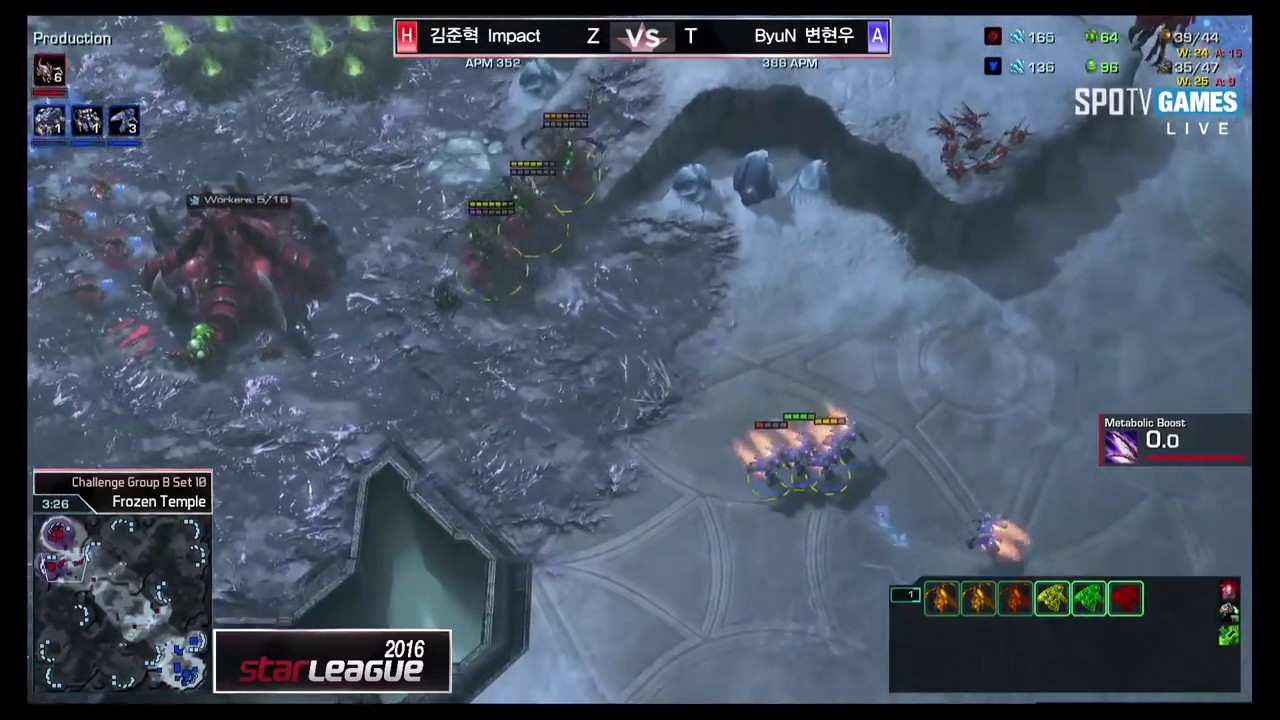 ByuN's Reaper Micro SC2 Starleague - YouTube
