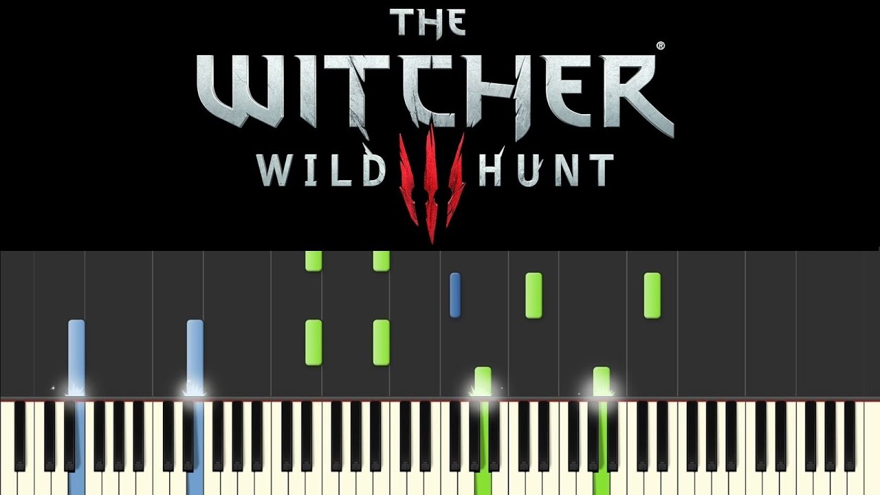 The Witcher 3 (Piano Tutorial + sheets) - Geralt of Rivia: Main theme ...