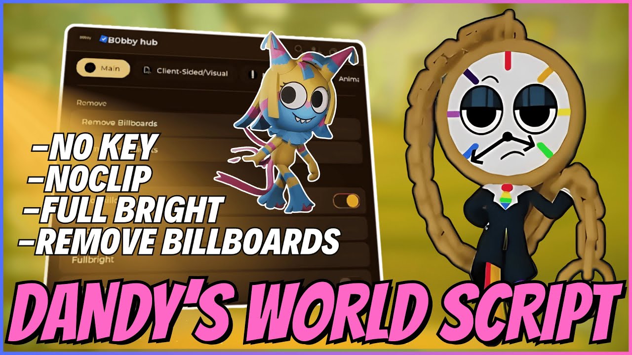[🎪] Dandy’s World Roblox Script 2025 – ESP Twisted, Teleport, Auto Farm, Skill Check & More *NO ...