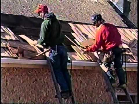 Roofing Cedar Shake Installation - YouTube