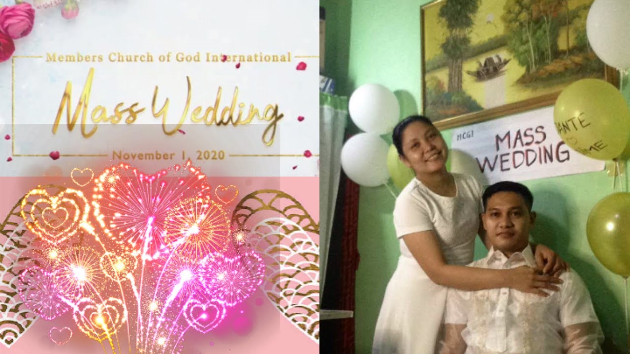 DANTE & NOIME WEDDING | MCGI ONLINE MASS WEDDING 2020 | Zoom | DAN MIMI TV #MCGI - YouTube