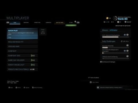 Call of Duty®: Modern Warfare®_3v3 back to back/Including speedball map ...