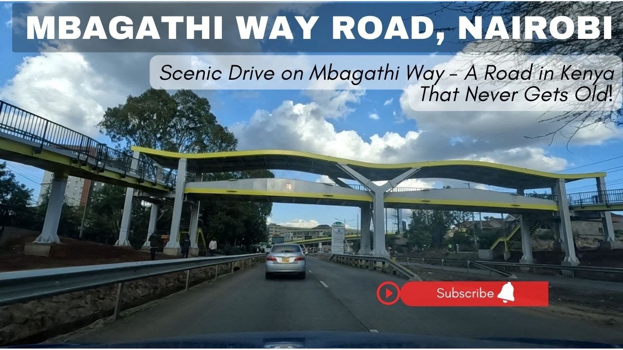 Scenic Drive along Mbagathi Way Road || A Road in Nairobi, Kenya that ...