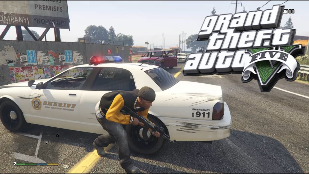 GTA 5 Police Pursuit Driving Police car Ultimate Simulator crazy chase ...
