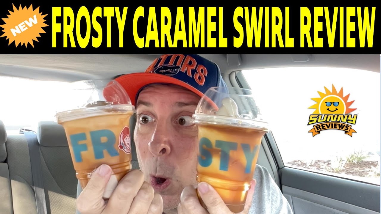 WENDY'S FROSTY SWIRL CARAMEL REVIEW - YouTube
