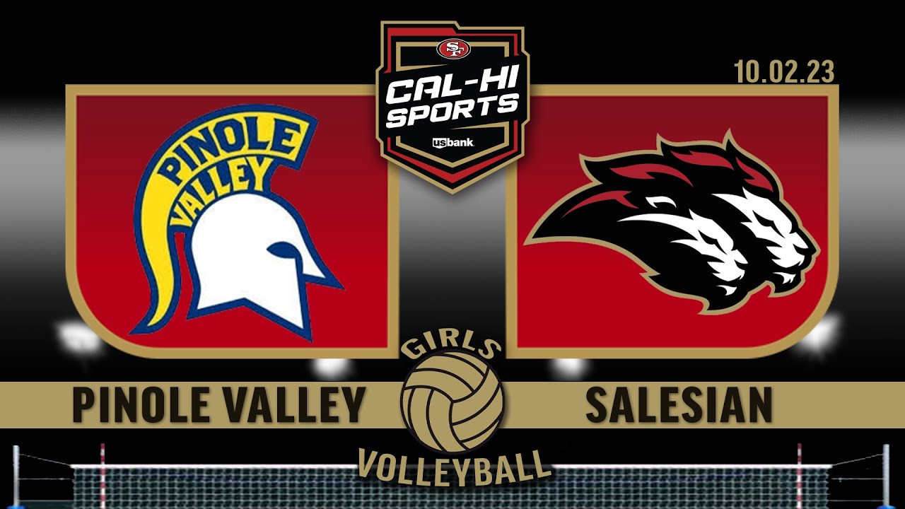 Pinole Valley at Salesian Girls Volleyball 10.2.23 - YouTube